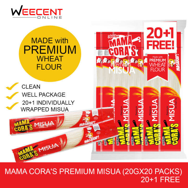 MAMA CORA'S PREMIUM DRY MISUA (POUCH PACK) 20G (20+1 FREE) | Lazada PH