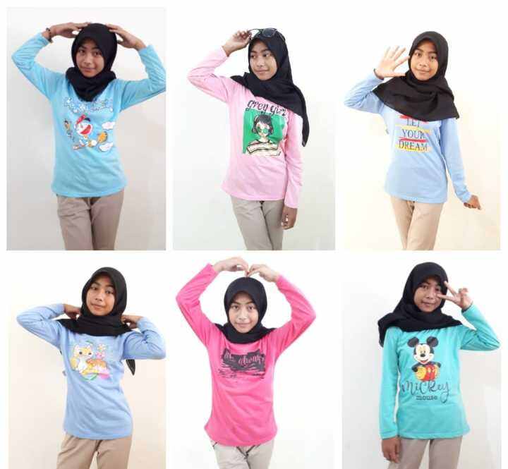 DORAEMON - Kaos ABG lengan PANJANG - kaos hijab abg - ABG PANJANG motif ... DORAEMON - Kaos ABG lengan PANJANG - kaos hijab abg - ABG PANJANG motif ...