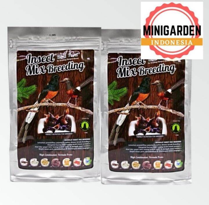 INSECT MIX BREEDING 1KG pakan makanan ternak murai batu serangga ...