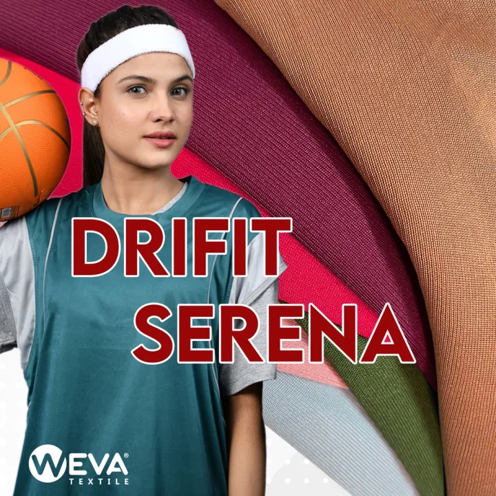 Bahan Kain Jersey Dryfit Serena - Kain Drifit Weva Textile | Lazada ...