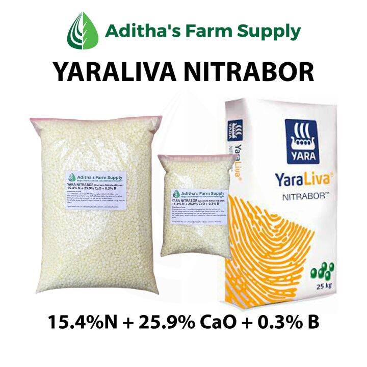 Yara Liva Nitrabor (Calcium Nitrate + Boron) 200 grams / 1 kilo | Lazada PH