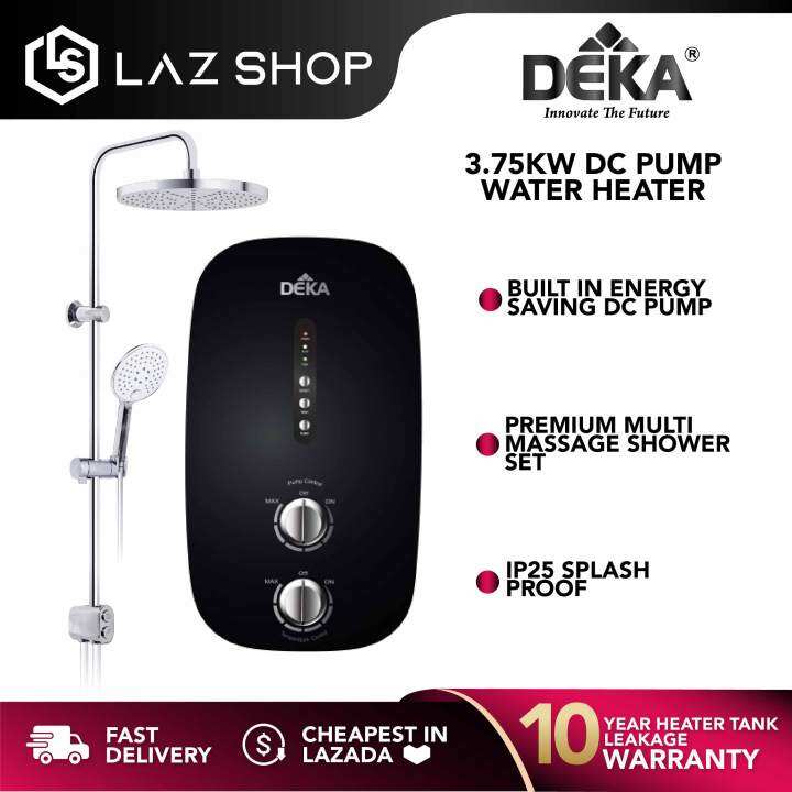 Deka Pro Series DC Pump Water Heater PRO 80 with Rain Shower PRO80 | Lazada