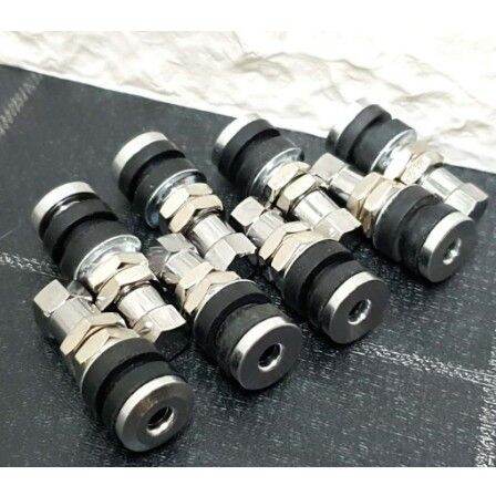 Tubeless pito valve stainless chrome universal 1pcs | Lazada PH