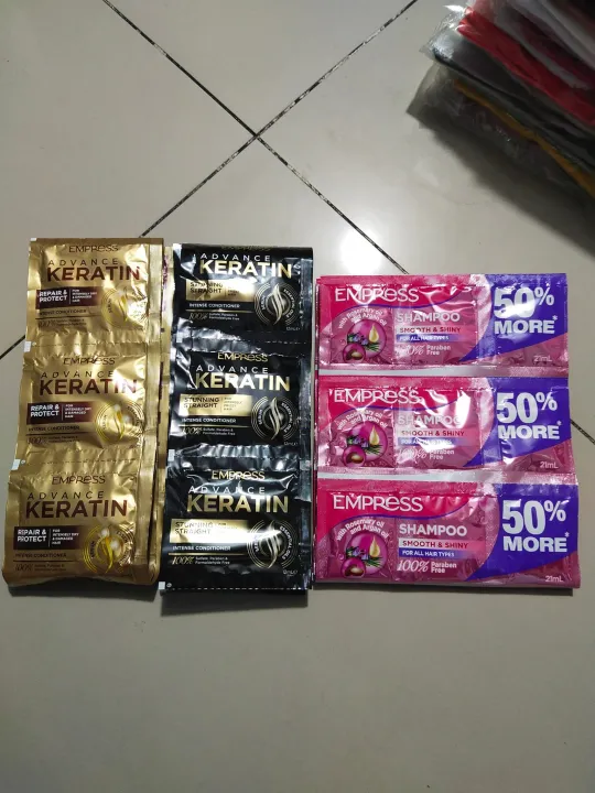 Advance keratin plus gold black, Empress Shampoo 12pcs | Lazada PH