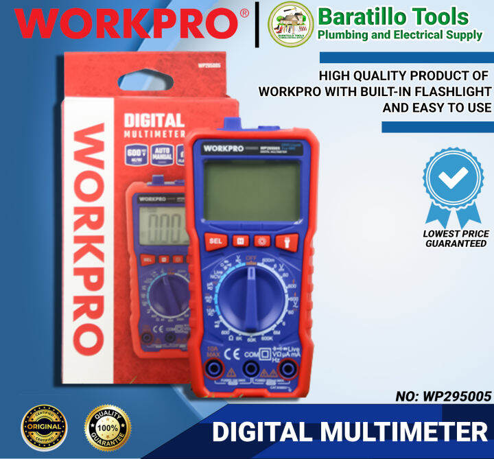 WORKPRO Digital Standard and Clamp Multimeters | Lazada PH