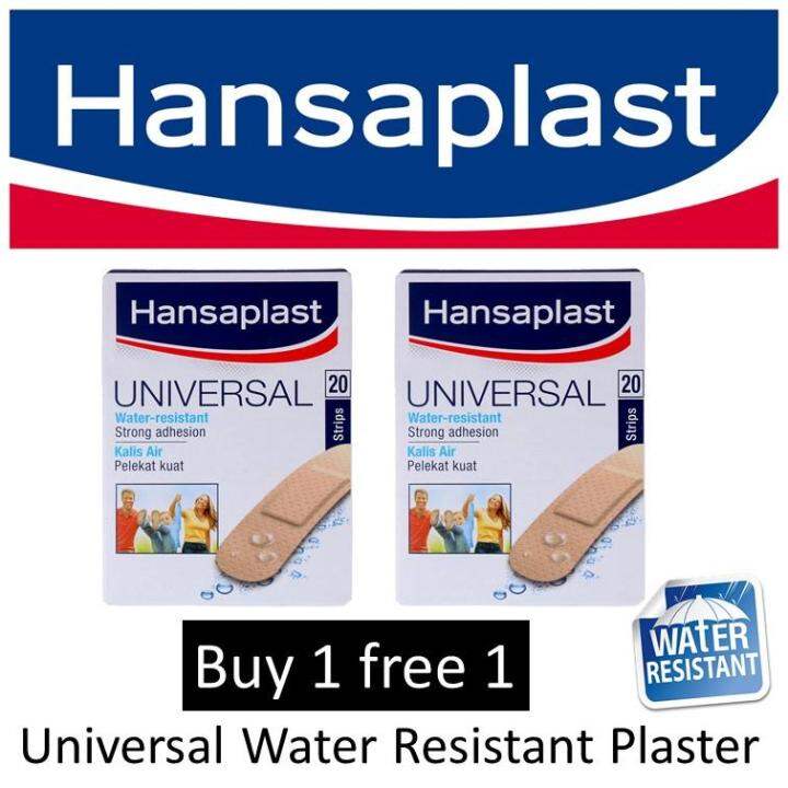 [Buy 1 Free 1]Hansaplast Universal Water Resistant Plaster | Lazada ...