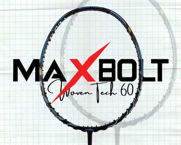MAXBOLT RACKET WOVEN TECH 60 Blue (100% original) | Lazada