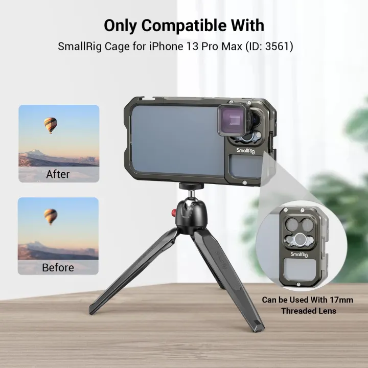Smallrig 17Mm Threaded Lens Backplate For Iphone 13 Pro Max Cage ...