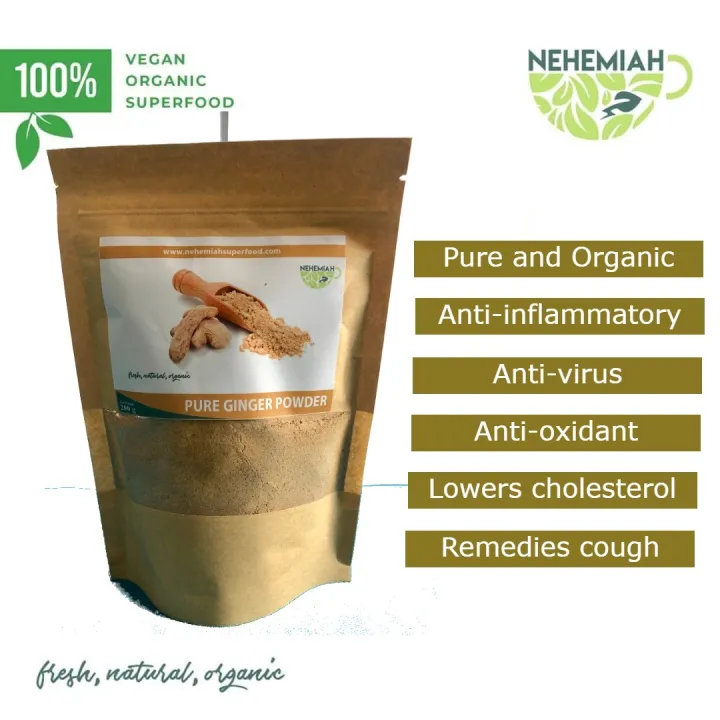 100% Natural Pure Salabat Ginger Powder Tea Original - Organic Non-GMO ...