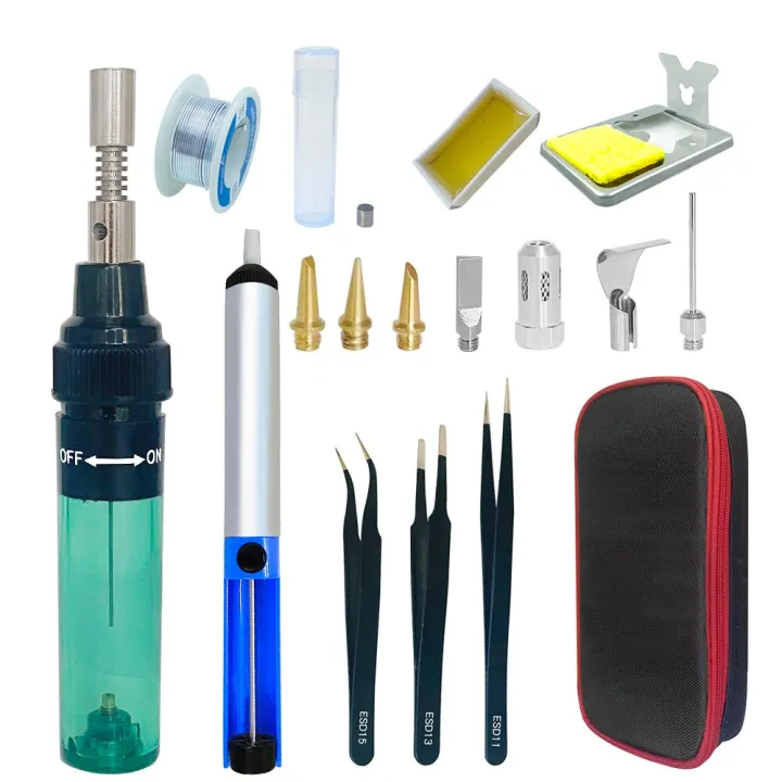 Gas Soldering kit Mini Butane Pencil Gas Solder Pen Welding Compact ...