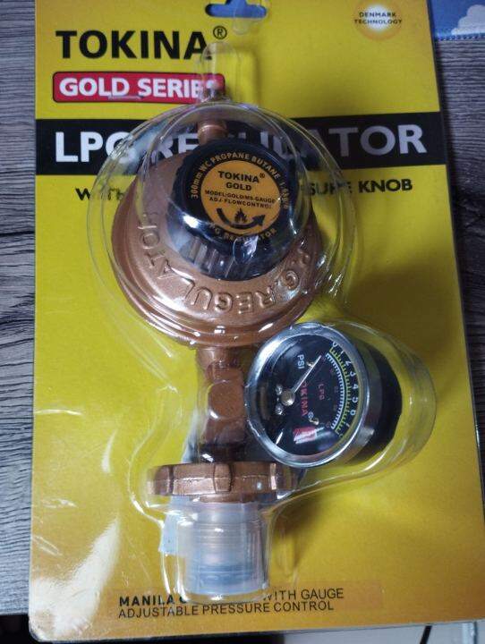 Tokina LPG Regulator Manila Gas POL Type Threaded With Gauge/ De Roskas ...