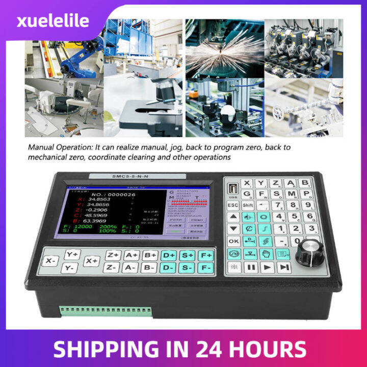 CNC 5 Axis Offline Motion 5 Axis Motion Controller Controller Replace MACH3 500KHz USB Motion ...