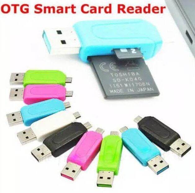 Card Reader Otg Untuk Hp Micro Usb 2in 1 Pembaca Kartu Micro SD / Mini ...