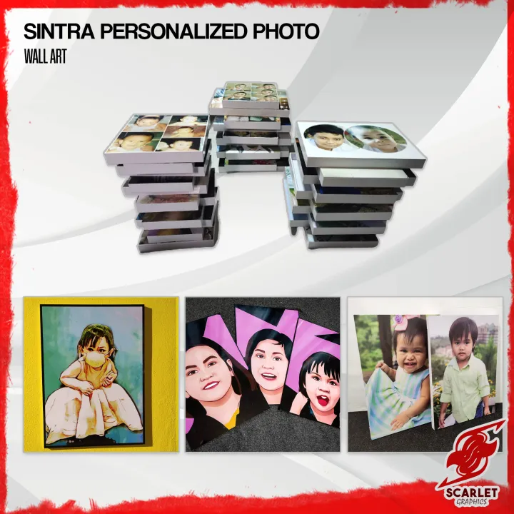 Personalized Photo Sintra Board Tiles Wall Art Laminated Indoor and ...
