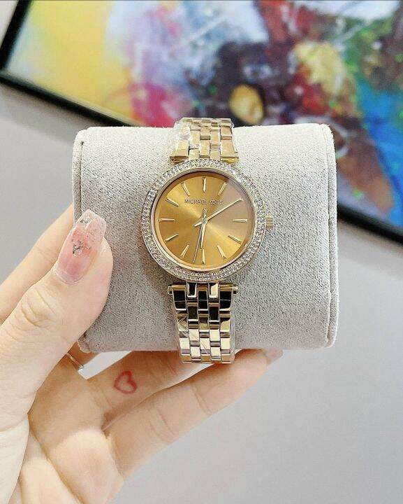 Authentic Michael Kors Darci Mini Gold Dial Gold-tone Ladies Watch ...