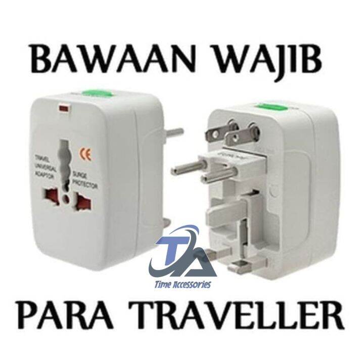 TAC Travel Adaptor Internasional Colokan Universal | Lazada Indonesia