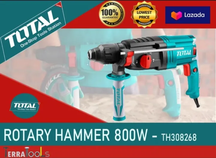 Total (TH308268) 800W Industrial Power Rotary Hammer | Lazada PH