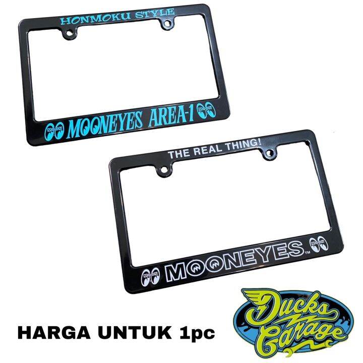 Cover Frame Plat Nomor Motor MOONEYES Medium Original | Lazada Indonesia