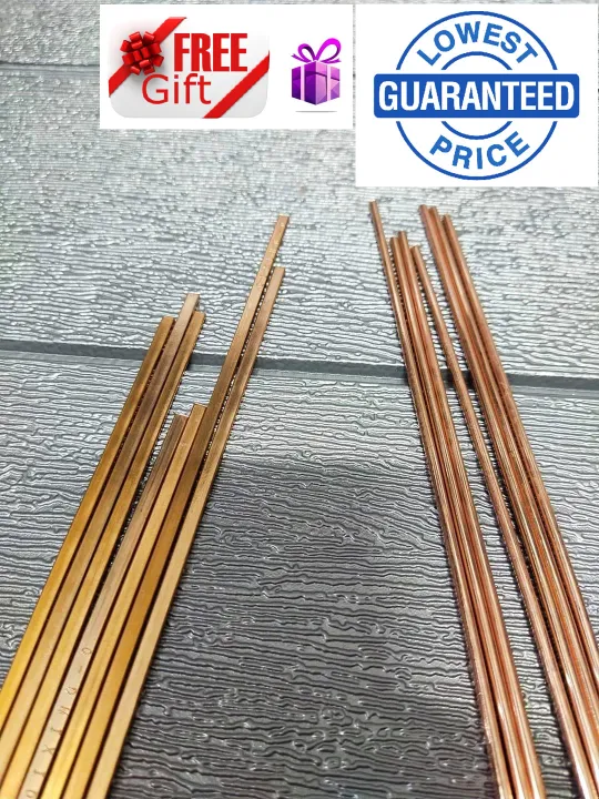 🎁 +SMALL FREE GIFT 🎁 COPPER WELDING ROD AIRCOND PIPE GAS REFRIGERATOR ...