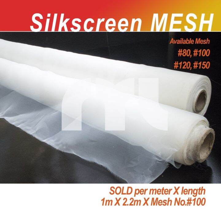 Silkscreen MESH 100 120 150 80 (1METER X 2.2METER width) for silkscreen ...
