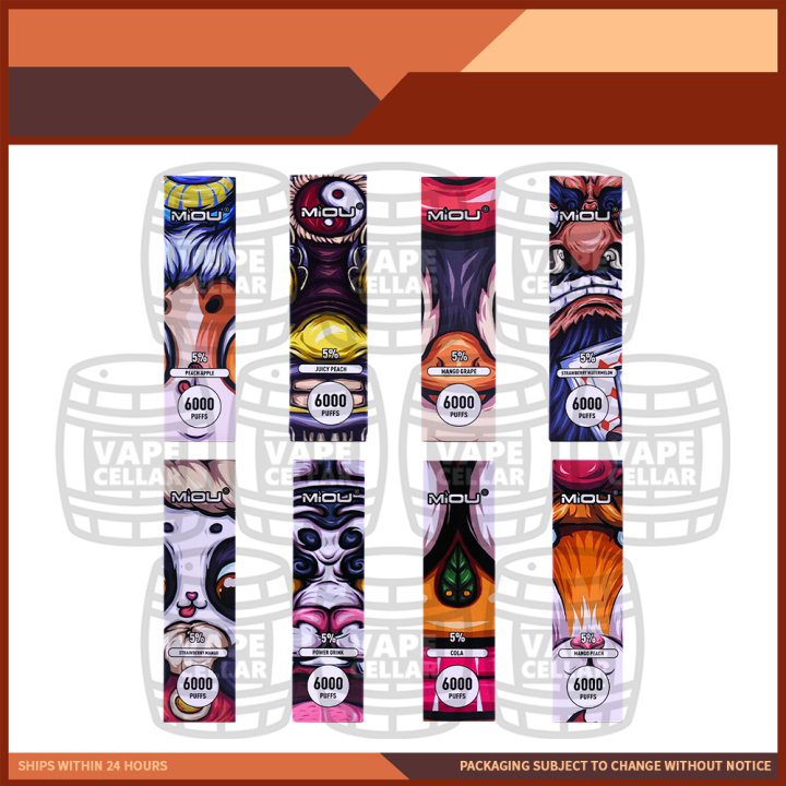 Miou Bar 6000 Puff (5%) | Lazada PH