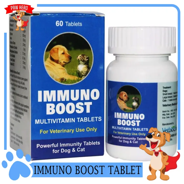 PAW HERO Immuno Boost Multivitamins Powerful Immunity for Dog & Cat ...