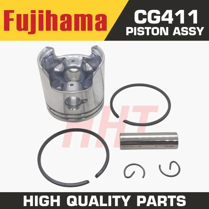 Fujihama CG411 EC04 Piston assembly 2 Stroke Brush Cutter Robin MK411 ...