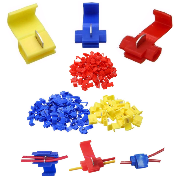 10~50pcs Quick Connector Cable Lugs Current Thieves Branch Connector ...