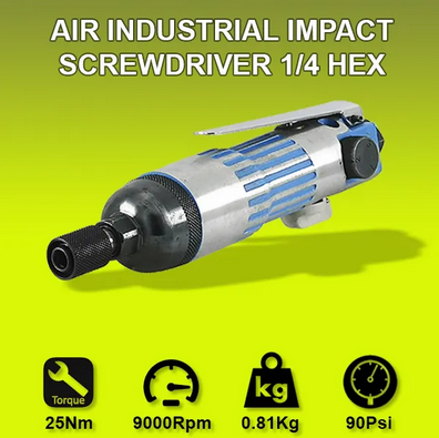 Air Impact Screwdriver 1/4 Hex Obeng Angin Pneumatik | Lazada Indonesia