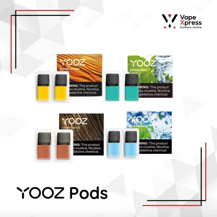 HOT YOOZ Pods Original (2 Pods in 1 Pack) Menthol TobaccoPods | Lazada PH