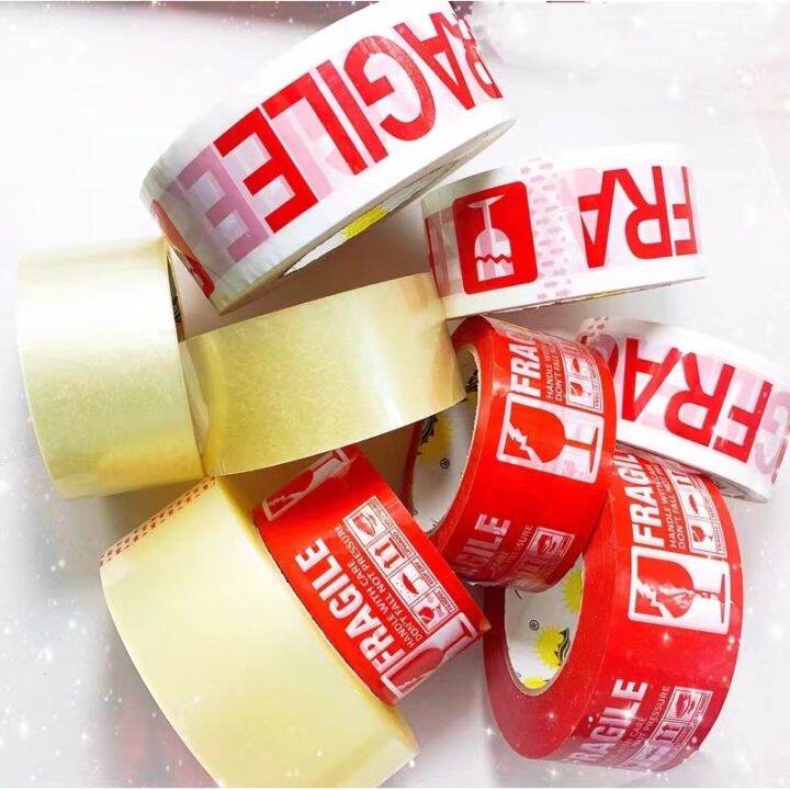 100meters Fragile Tapes Clear Transparent Packaging Tape Office ...