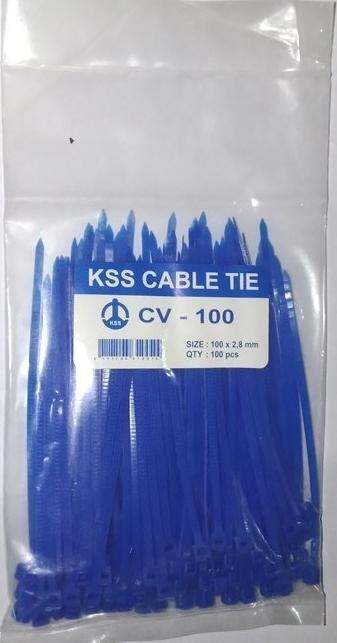 KABEL TIE KSS CV-100 MM / 10 CM X 2,8 MM BIRU [ 100 PCS ] | Lazada Indonesia