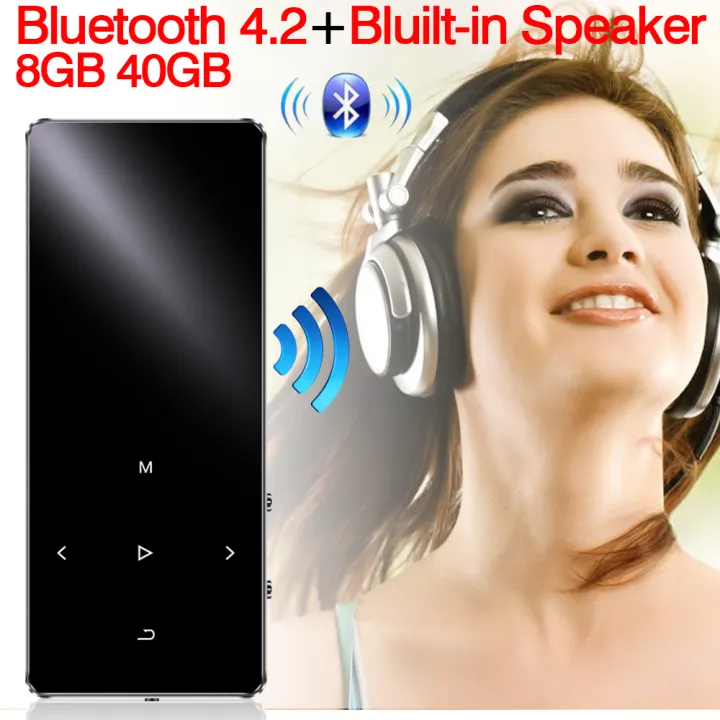MP3 Player with bluetooth and Speaker 1.8 Screen touch keys hi fi fm ...