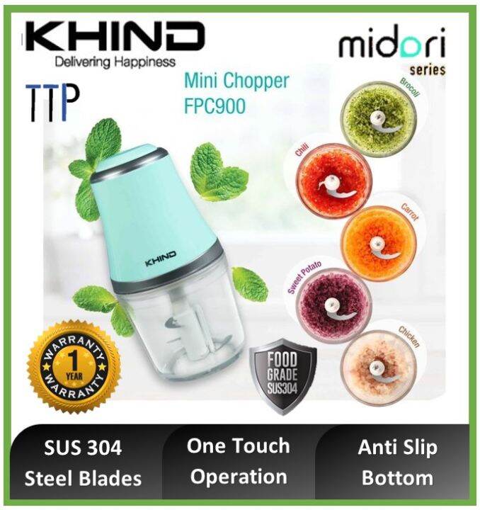 Khind Food Processor (Mini Chopper) - FPC900 | Lazada