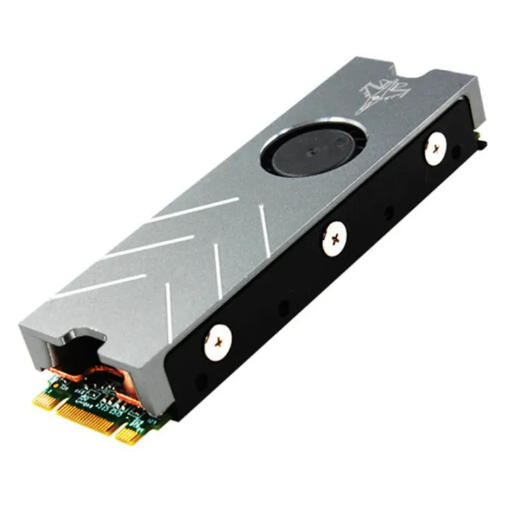 JEYI Xiaolong Pro NVME Fan Heat Sink M.2 SSD Thermal Silicon Cooling ...