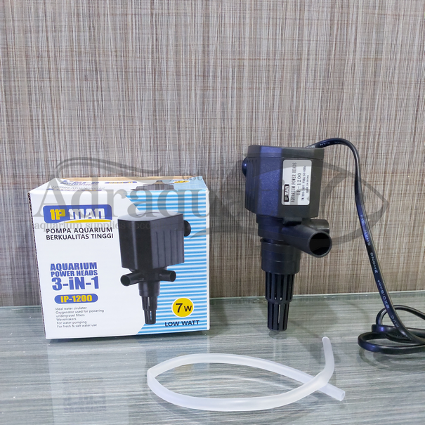 IP-1200 POWER HEAD SUBMERSIBLE PUMP POMPA AIR CELUP FILTER AQUARIUM ...