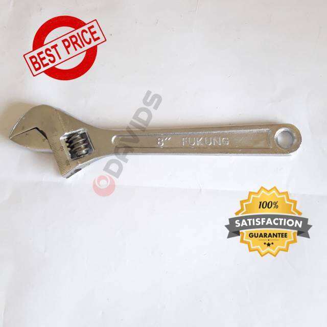 Kunci Inggris Besar Konci Serbaguna Adjustable Wrench 8 Inch | Lazada ...