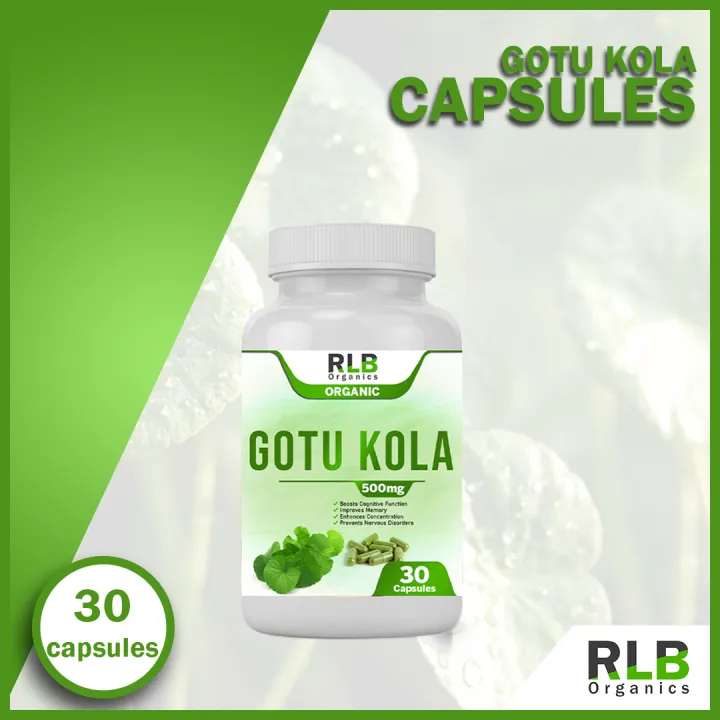 Organic Pure Natural Gotu Kola Capsules (30 Capsules) Gotu Kola ...