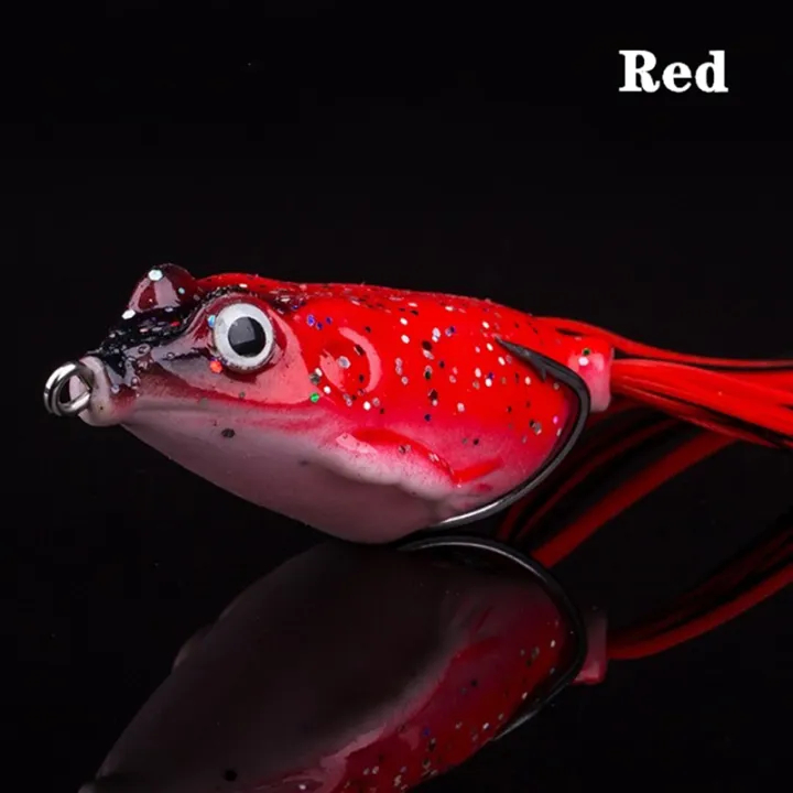 Lokei กบนุ่มเหยื่อล่อปลาเหยื่อปลอมตะขอคู่เหยื่อปลอมกบเครื่องมือ ...