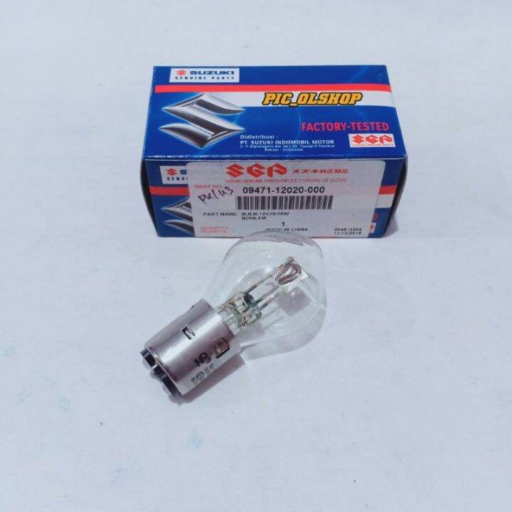 Bohlam Lampu Depan THUNDER 125 Bulb 12V 35/35W Produk Original Suzuki ... Bohlam Lampu Depan THUNDER 125 Bulb 12V 35/35W Produk Original Suzuki ...