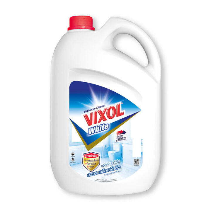 Vixol Bathroom Cleaner white น้ำยาล้างห้องน้ำ 3500 ml | Lazada.co.th