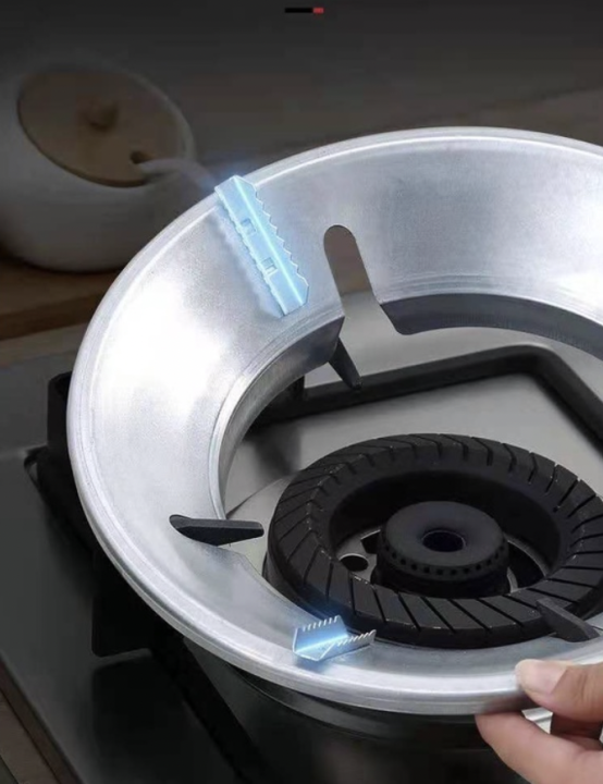 Ring Fire Stove Cover Energy Saving Gas Hood Gather Fire Wok Stand ...
