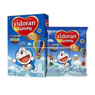 Vidoran Gummy Nutri Doraemon 60gr Vitamin C Kunyah Untuk Anak anak ...