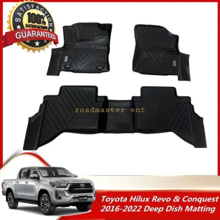 Deep Dish Matting 5D Extended For Toyota Hilux Revo And Conquest 2016 ...