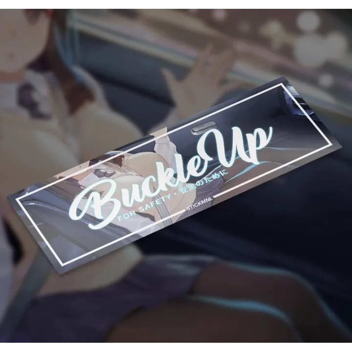 Sticko Manila : Buckle Up (Bumper Sticker/Slaps) | Lazada PH