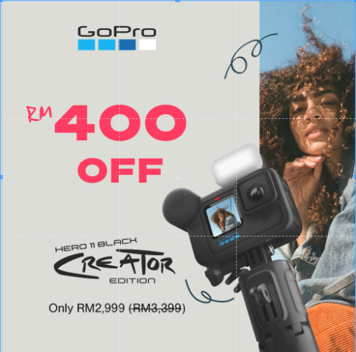 Gopro Hero 11 Black Creator Edition GOPRO MALAYSIA | Lazada