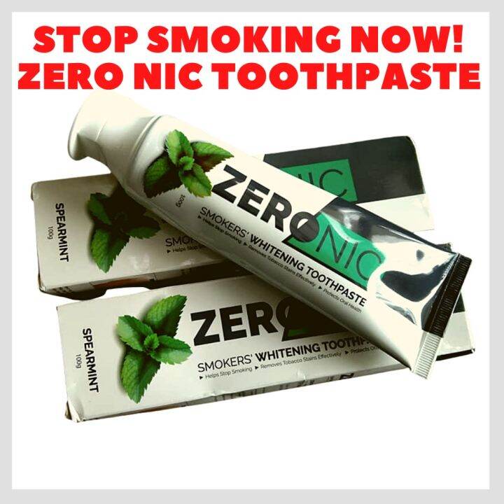 Fast shipping Zeronic toothpaste stop smoking Zeronic Toothpaste with ...