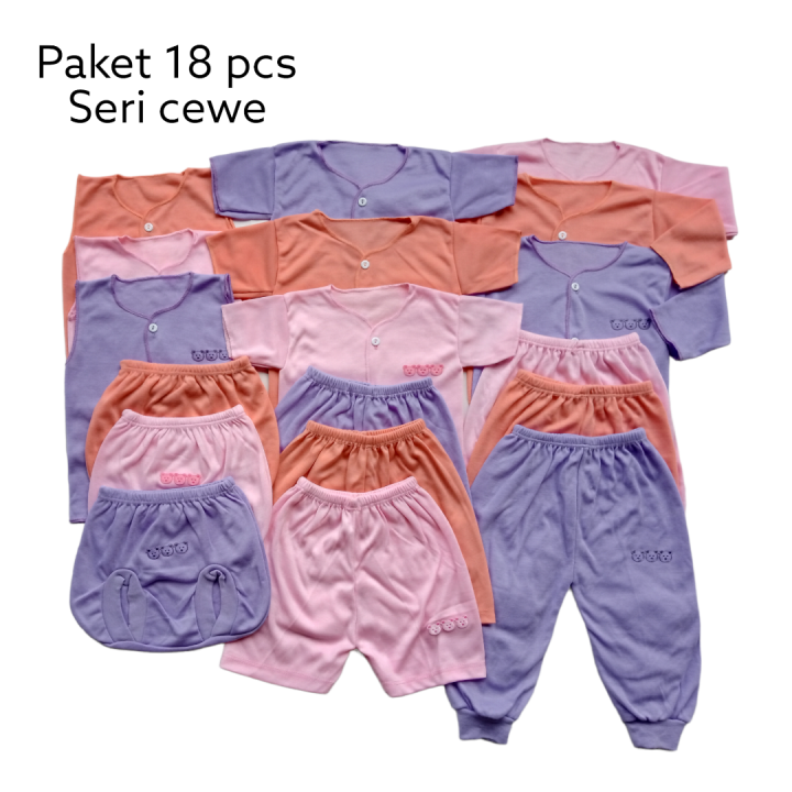 Paket Baju bayi / paket hemat/ Paket lahiran isi 18 pcs / motif Sablon ... Paket Baju bayi / paket hemat/ Paket lahiran isi 18 pcs / motif Sablon ...
