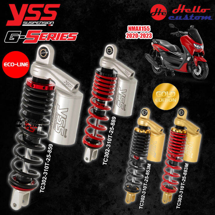 โช้คหลัง YSS G-Series ECO-LINE / GLOD EDITION NMAX 2020 - 2023 ...