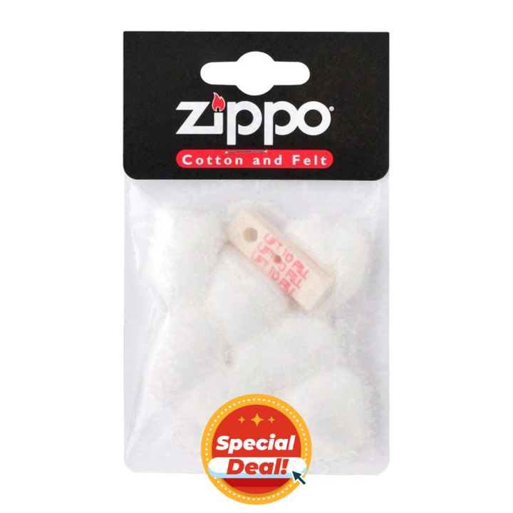ZP58 ชุดซับน้ำมัน ของแท้ Zippo Cotton & Felt ชุดเรยอนสักหลาด สำหรับ ...